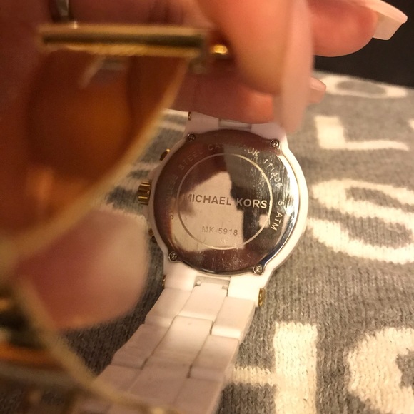 Michael Kors | Accessories | Authentic Michael Kors White Watch | Poshmark